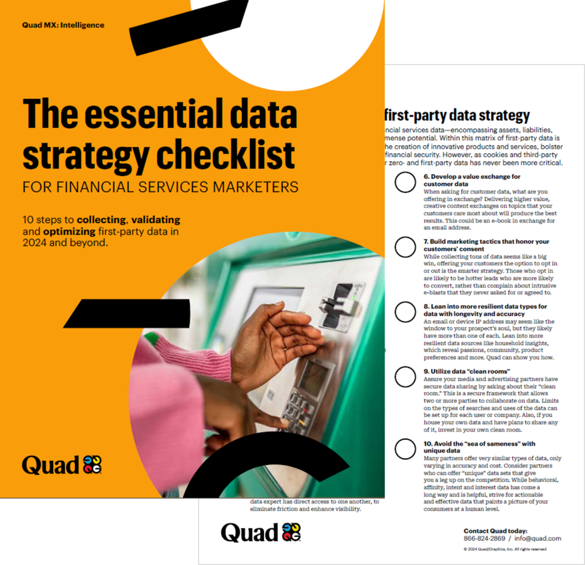 Financial services data strategy checklist | Quad